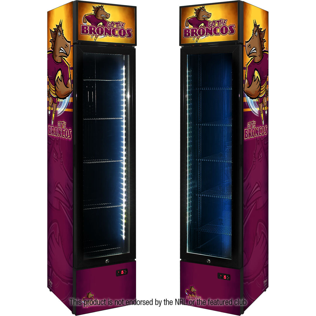 Buy|Schmick Broncos Branded Skinny Upright Bar Fridge - SS-P160FA-RUG ...
